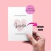 Christening Card Printable, Editable Name and Date. DIGITAL DOWNLOAD ...