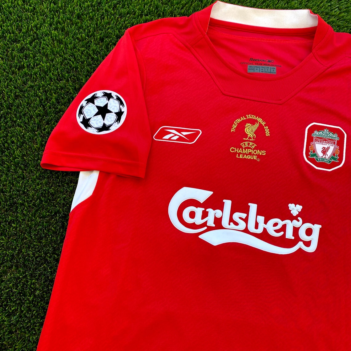 Steven Gerrard Liverpool 2005 Jersey 8 Gerrard Final UCL 2005 | Etsy