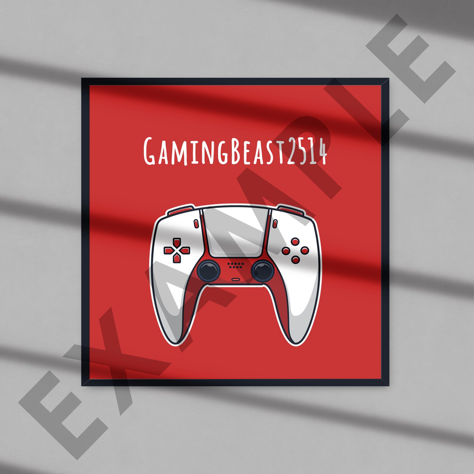 Playstation 5 / PS5 Cartoon Controller Gaming Poster Video - Etsy