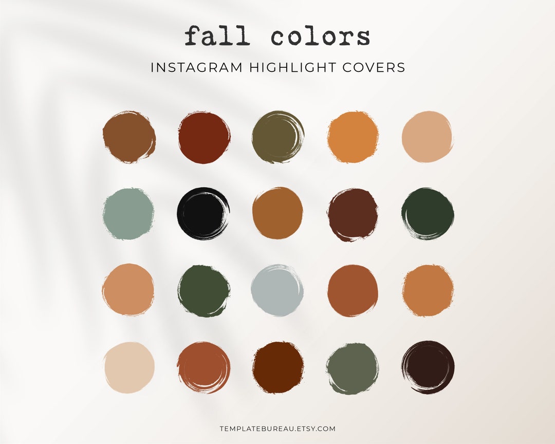 Fall Instagram Story Highlight Covers, Aesthetic Instagram Covers ...