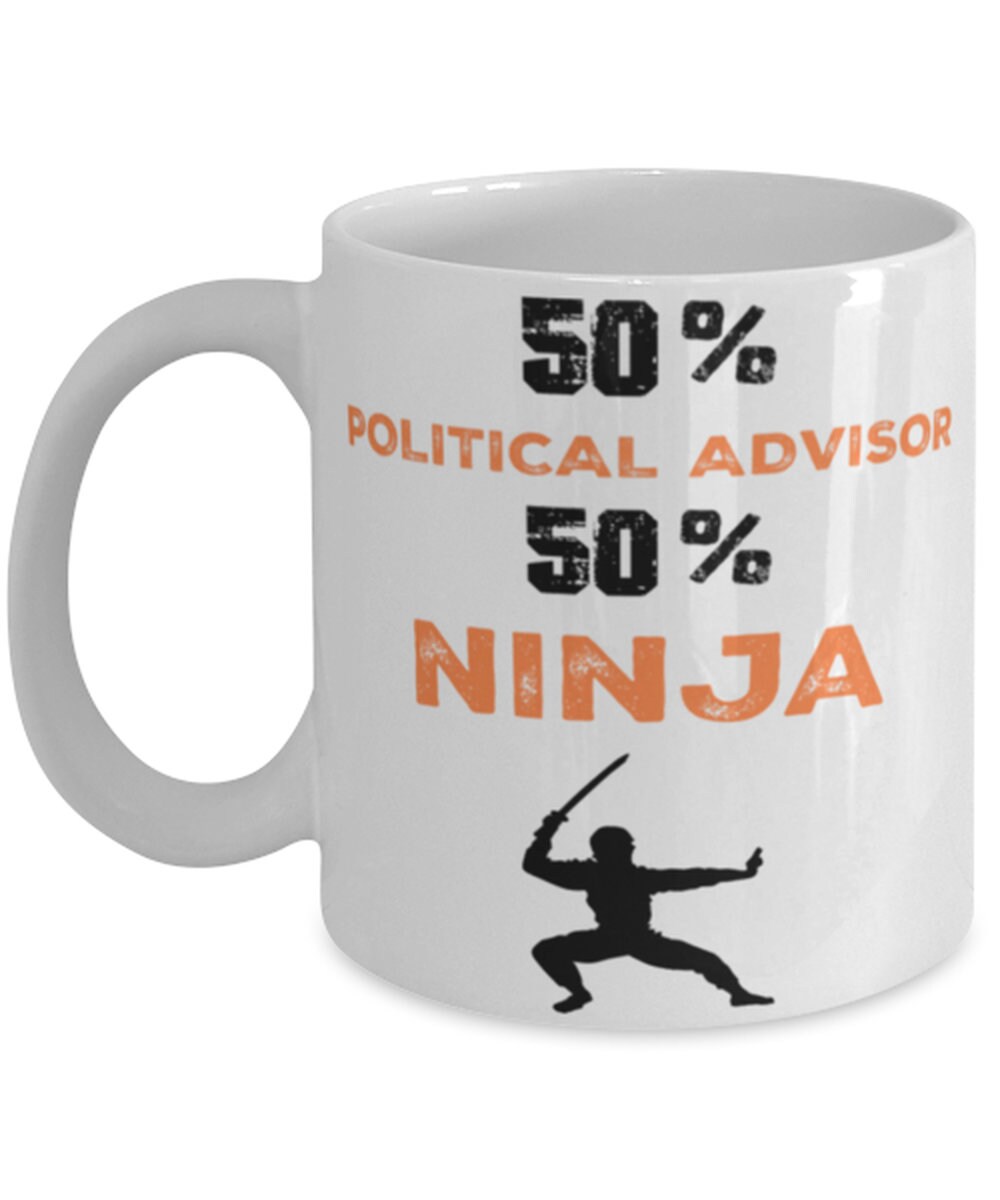 Political Advisor Ninja Travel Mug Unique Cool Gifts For Professionals ...