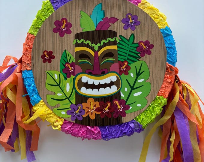 Hawaiian Luau Pig Piñata - Etsy