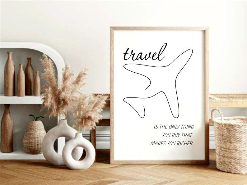 Travel Wall Art, Аviation Poster, Airplane Decor, Travel Wall Set, Home ...