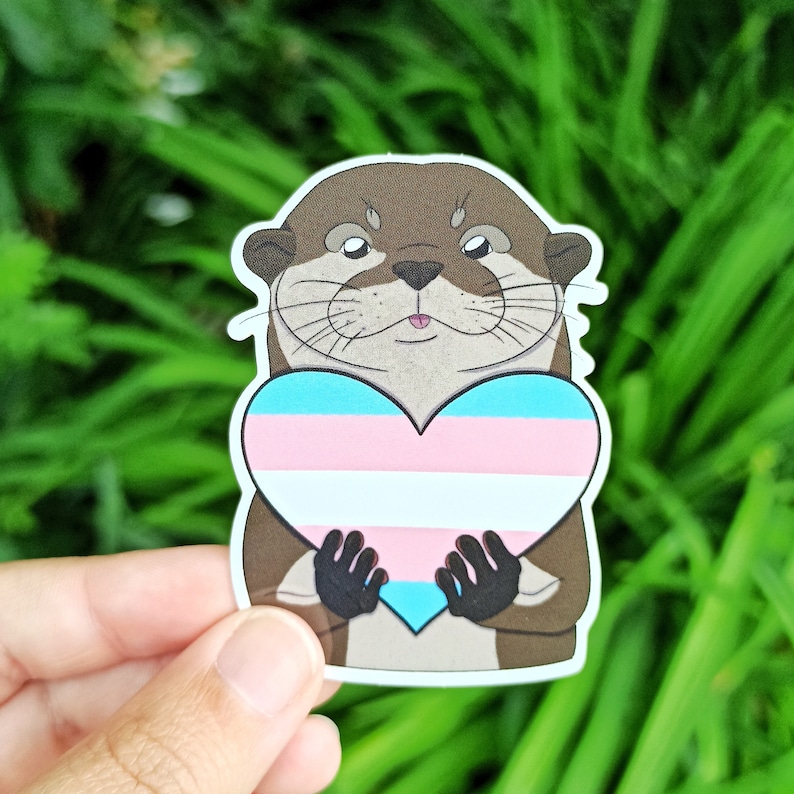 Pride Flags Otter Sticker Love Otter Sticker LGBTQ - Etsy Canada