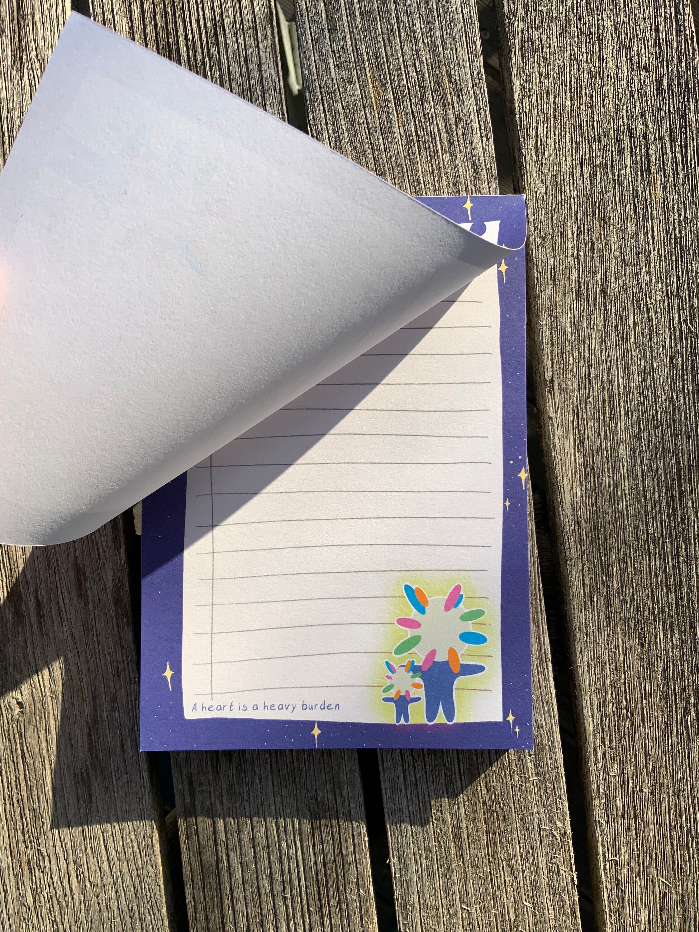 Notepad Stars Children Hoshi No Ko Ghibli Inspired A6 50 Sheets to Do ...