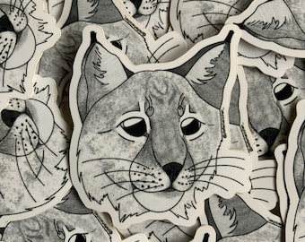 Lynx Sticker - Etsy