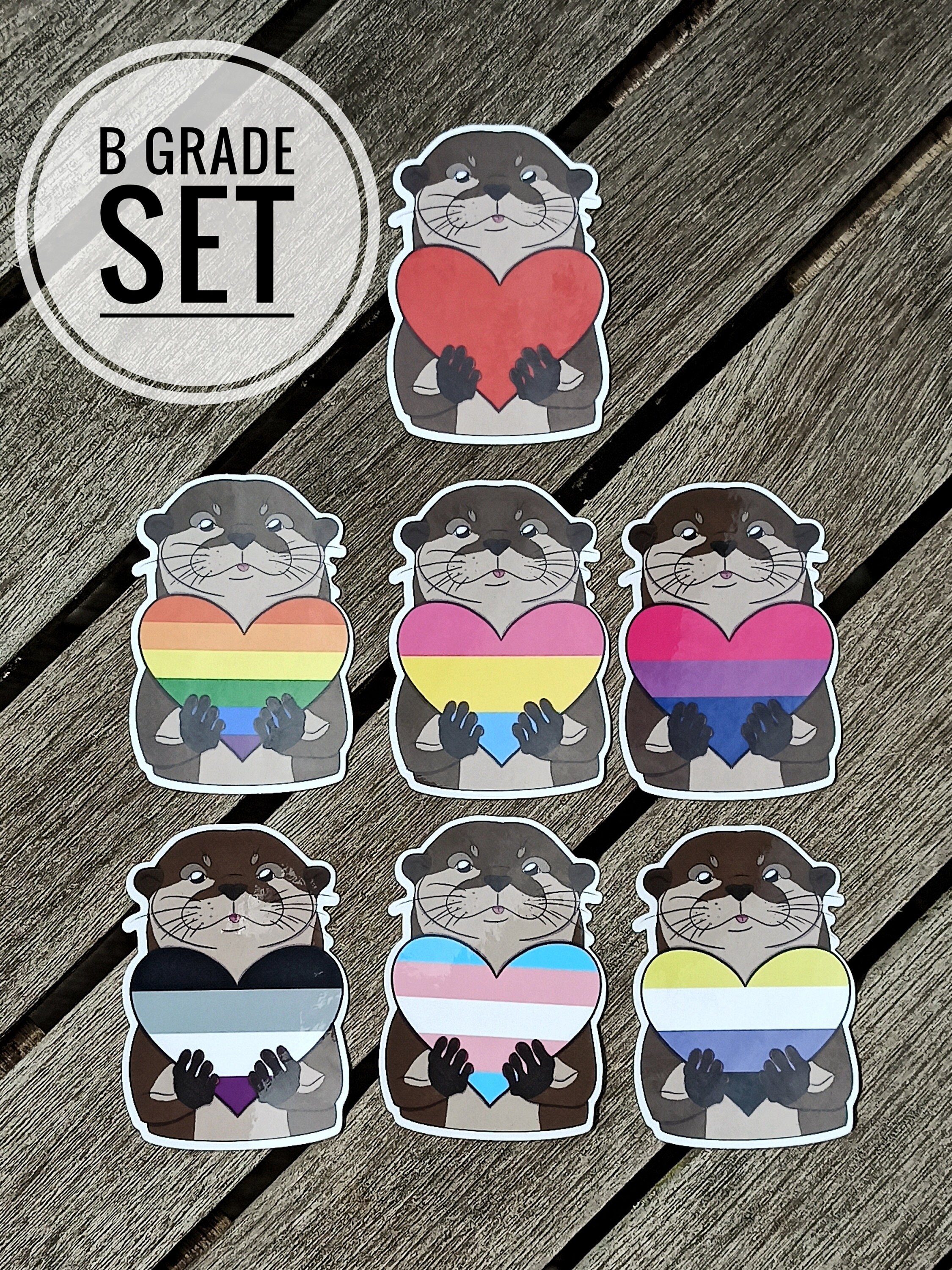 Pride Flags Otter Sticker Love Otter Sticker LGBTQ - Etsy Canada