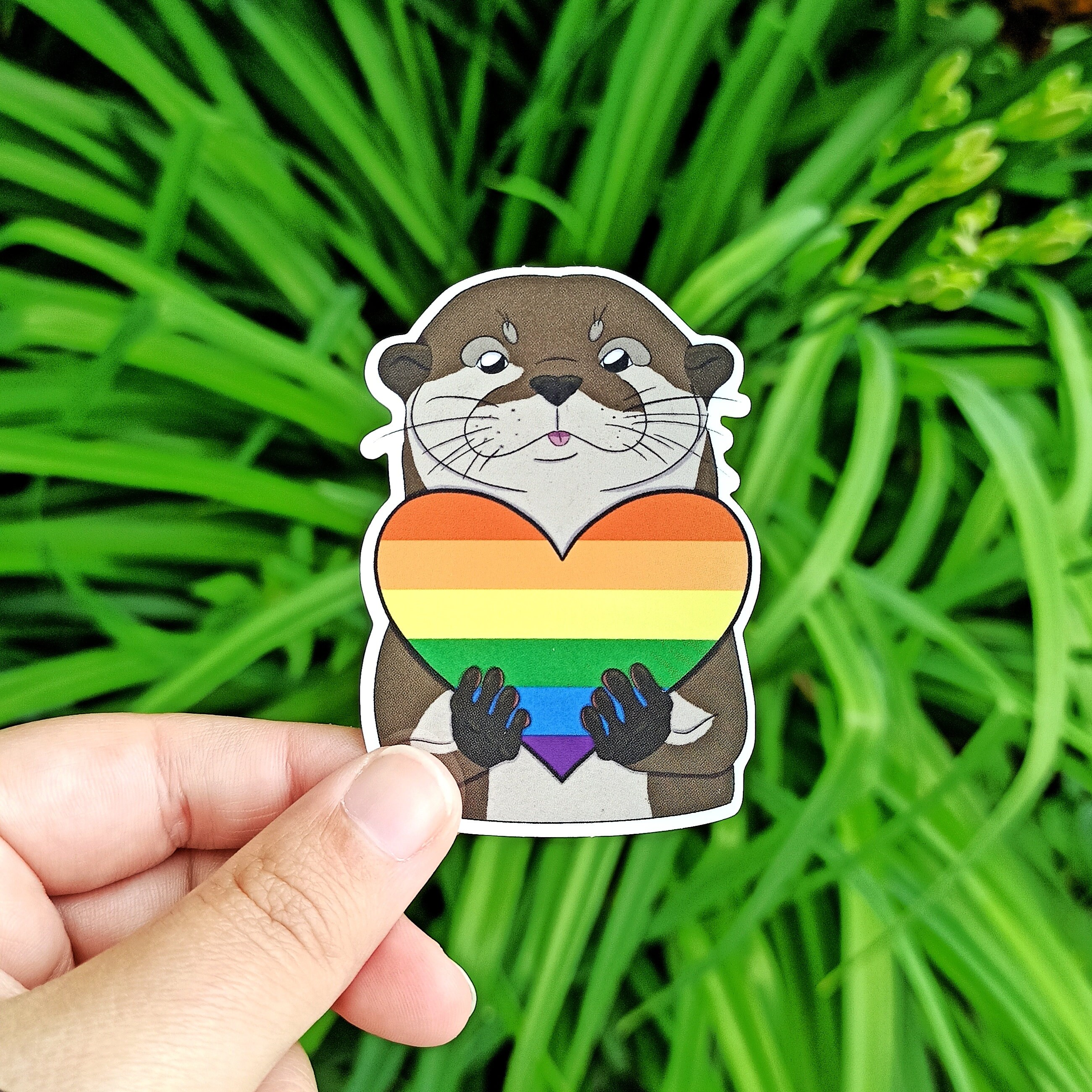 Pride Flags Otter Sticker Love Otter Sticker LGBTQ - Etsy Canada