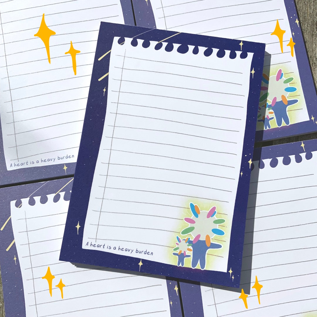 Notepad Stars Children Hoshi No Ko Ghibli Inspired A6 50 Sheets to Do ...