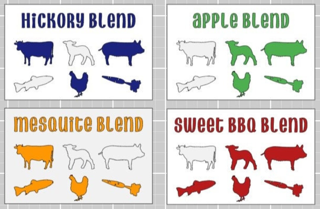 Smoker Pellet Labels, Smoker Labels, Pit Boss Labels, Traeger Labels ...