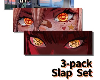 Anime Slap Sticker Pack - Etsy