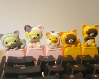 Cute Animal Keycap - Etsy