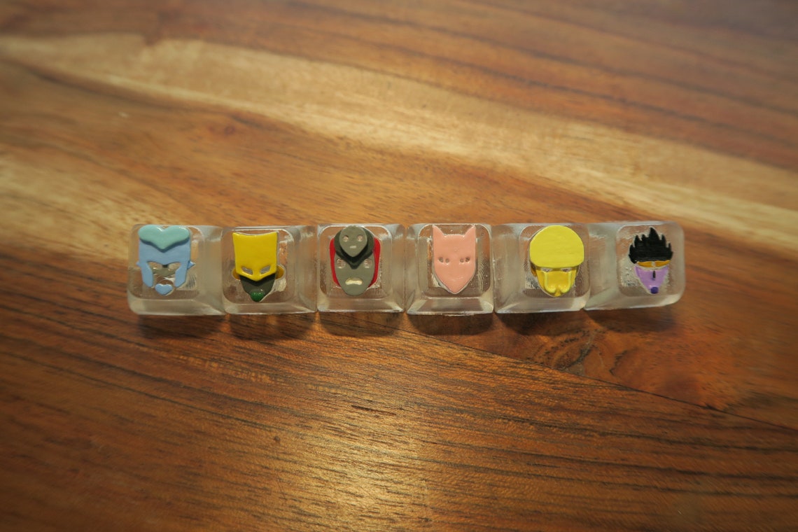 Jojo Stands Keycap Set Jojo's Bizarre Adventure | Etsy