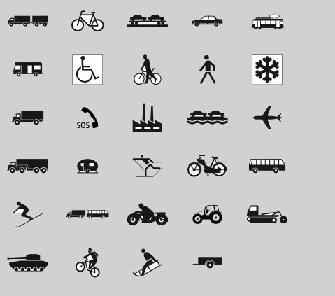 Traffic Signs Vector File - Etsy
