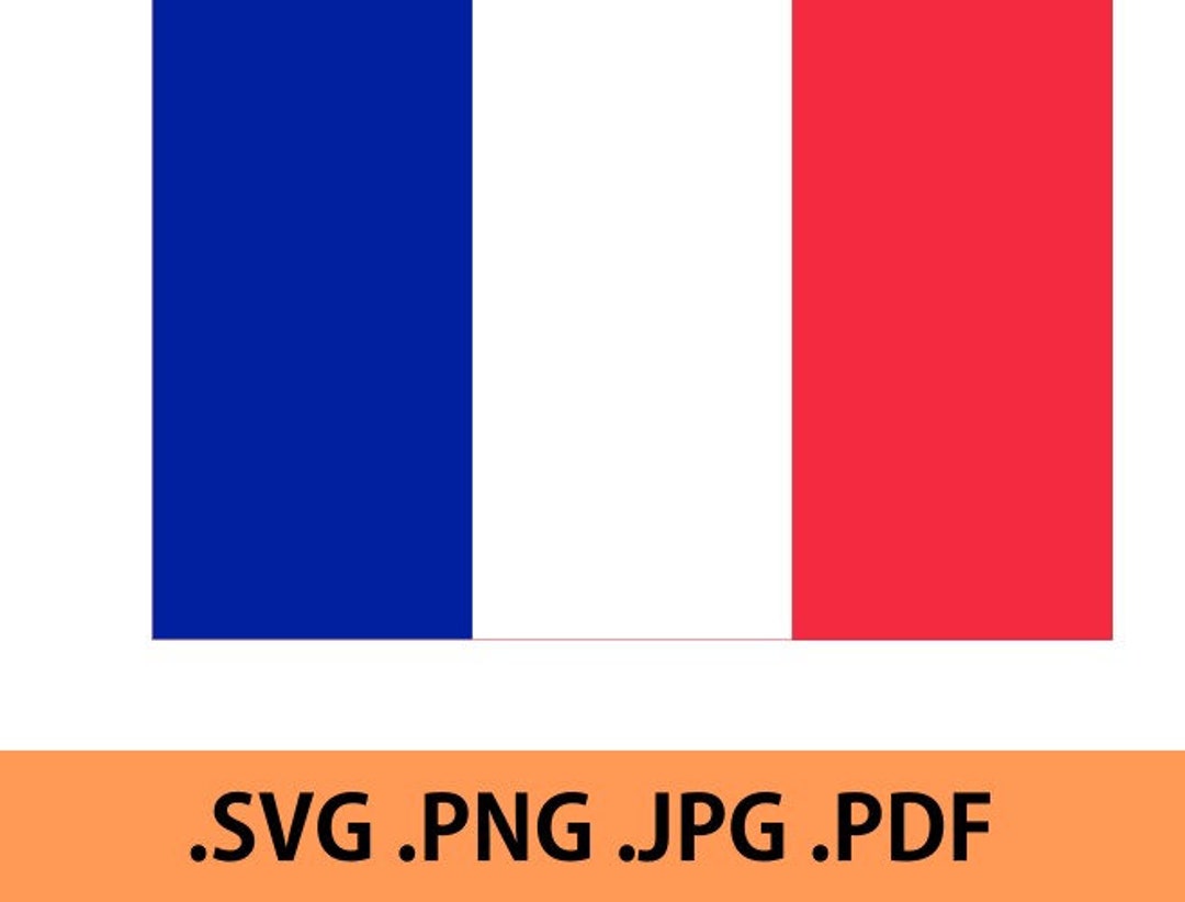 France Flag SVG Vector - Etsy