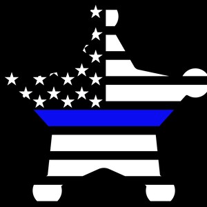 Police Star Badge Png - Etsy