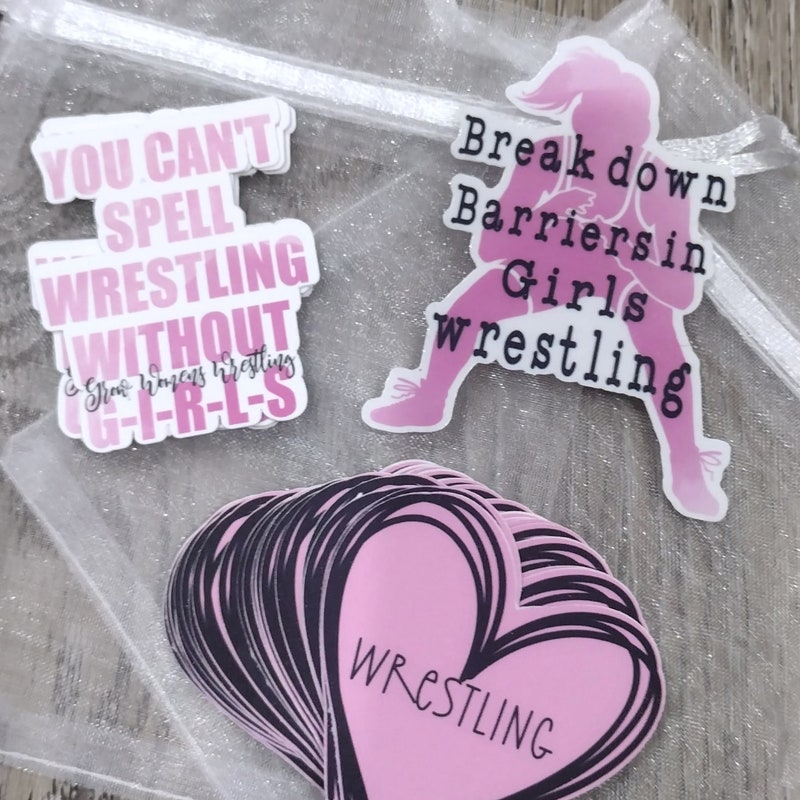 Wrestling Stickers - Etsy