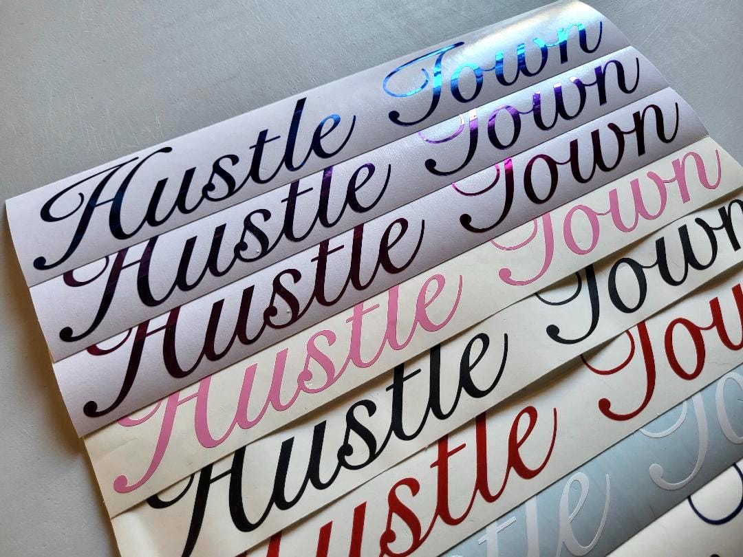Houston Hustle Town Texas SPM H-town Cursive Decal / Sticker - Etsy