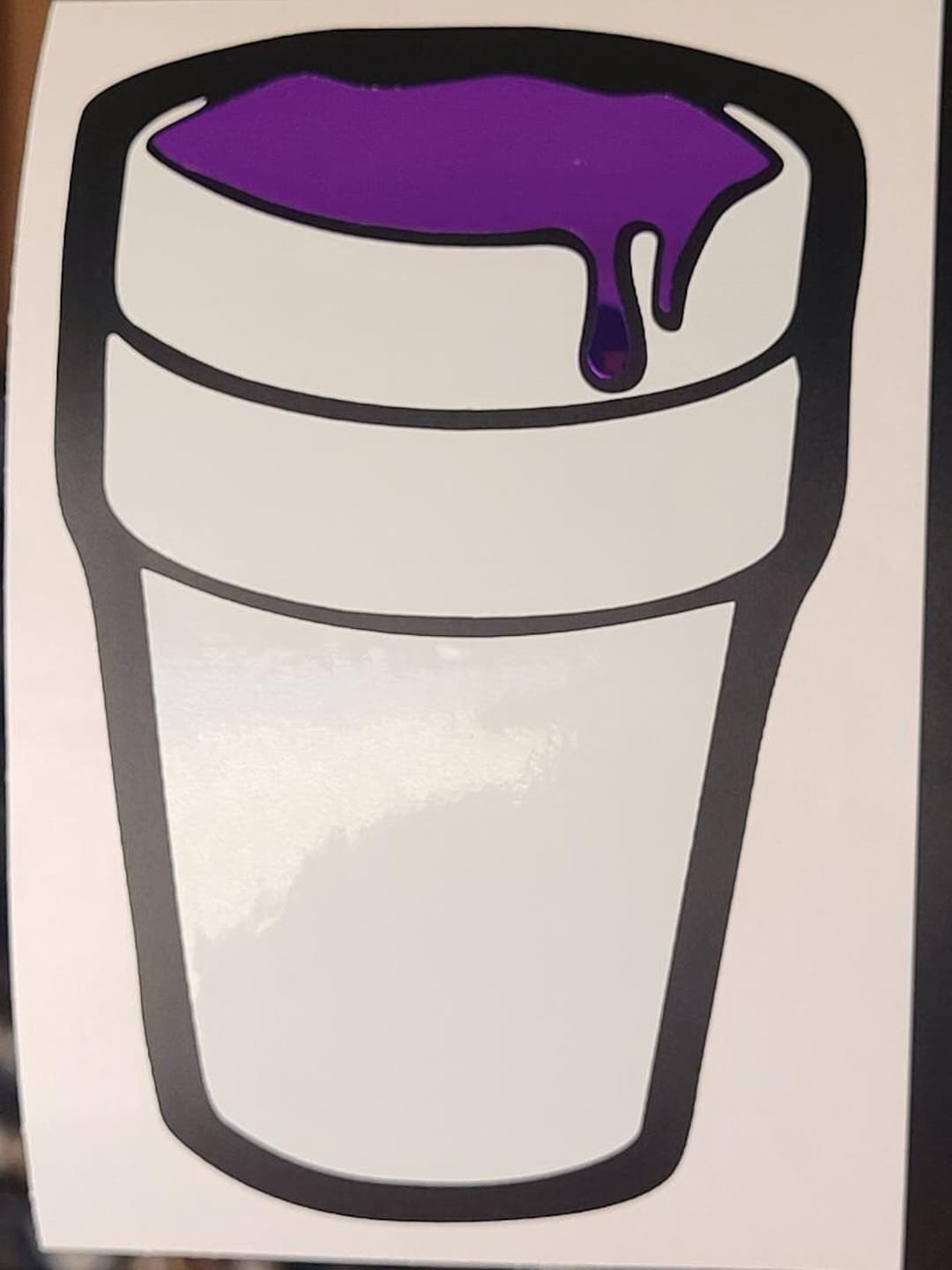 Texas Drank Double Cup Syrup Decal Window Sticker - Etsy