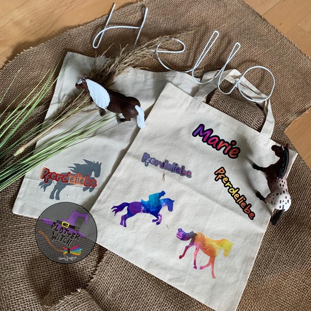 Plotterdatei Pferdeliebe SVG, DXF (Silhouette Studio) und PNG - mehrfarbige Plotterdatei - für ...