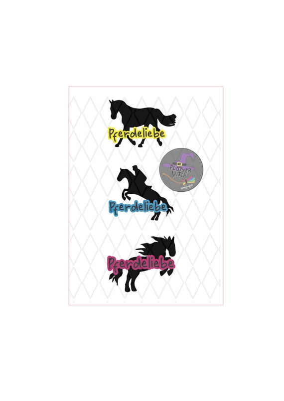 Plotterdatei Pferdeliebe SVG DXF Silhouette Studio und PNG - Etsy Schweiz