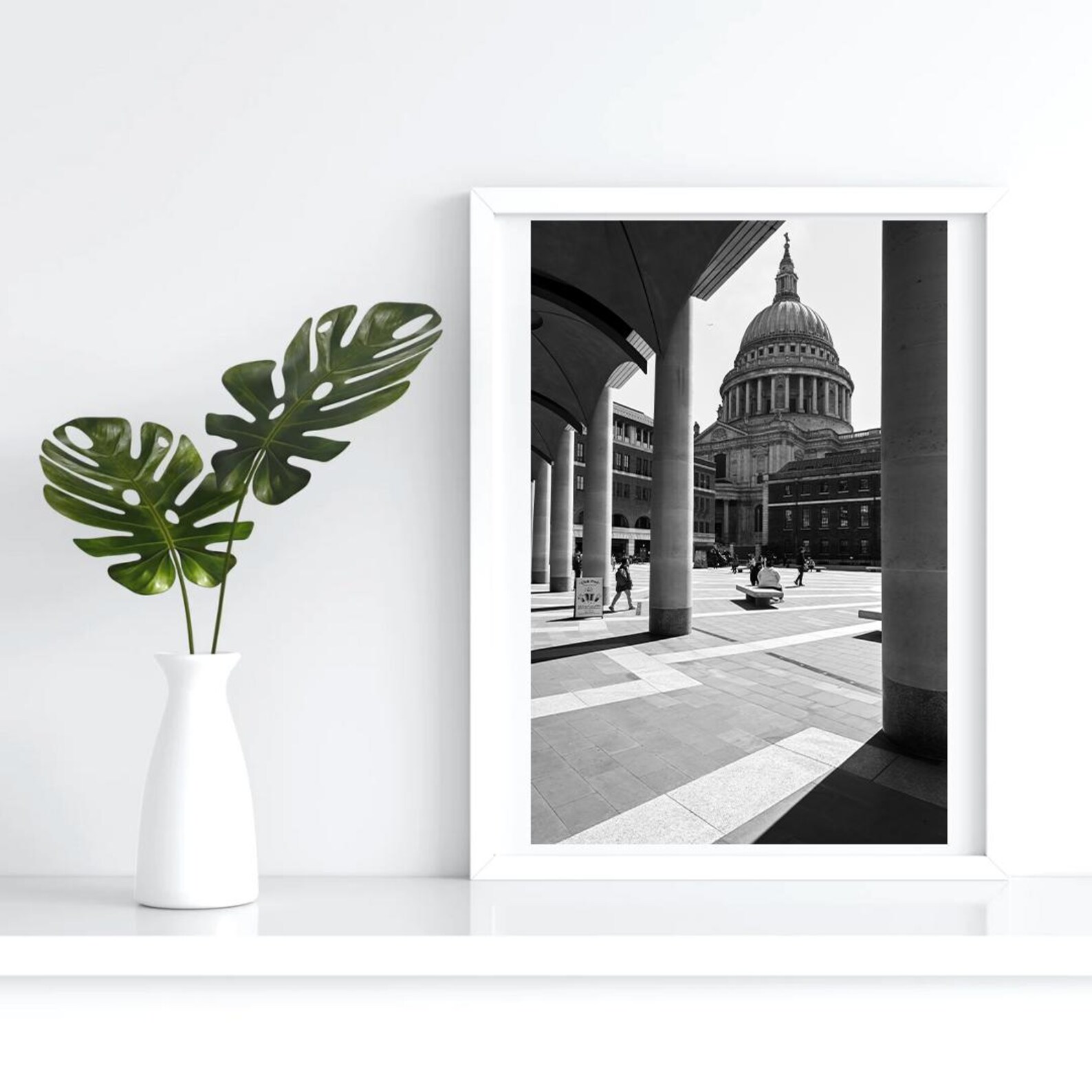 St Paul's Cathedral Travel Print, Travel Poster of St Paul's Cathedral ...