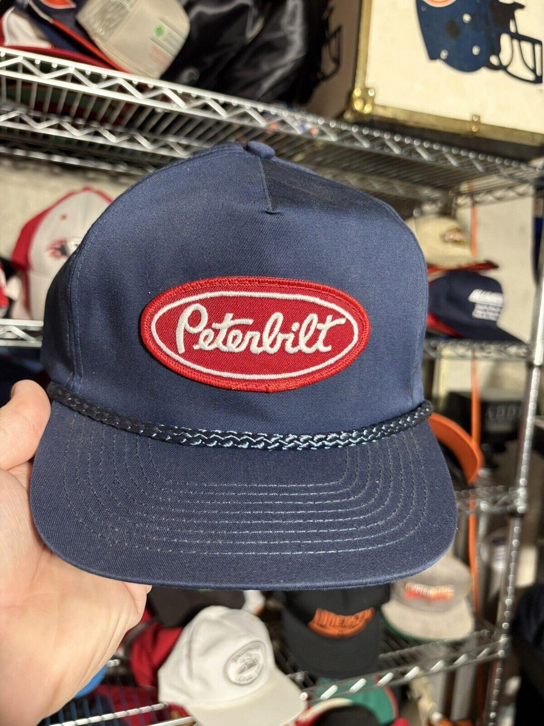 Vintage 90s Peterbilt Blue Trucking Company Hat Snapback - Etsy