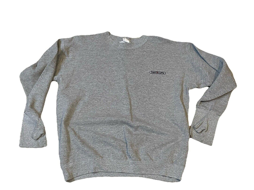 Vintage 90s Skate Brand Handcuffs Sweatshirt Pullover Glove Hands USA ...