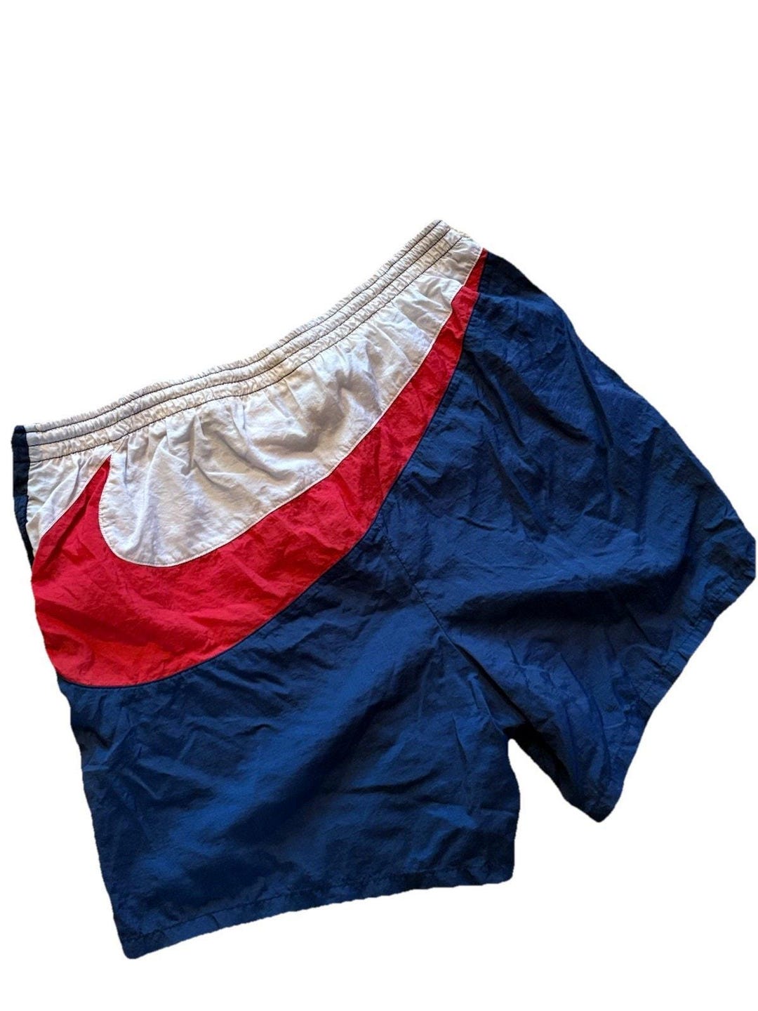 Vintage 90s Nike Big Swoosh Swim Trunks Shorts L / XL - Etsy