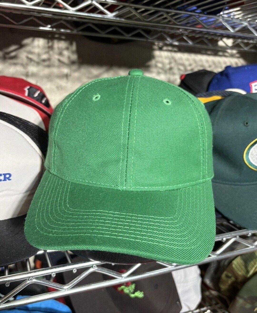 Vintage 90s Youngan Blank Green Snapback Hat Wool Blend - Etsy