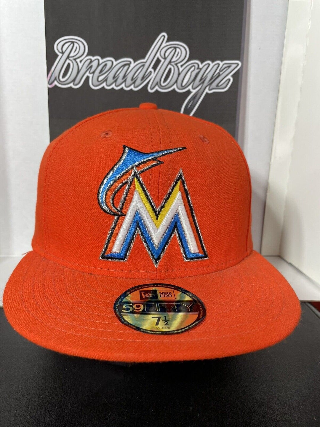 Vintage Miami Marlins Fitted Orange New Era Hat Baseball SZ 7 1/2 - Etsy