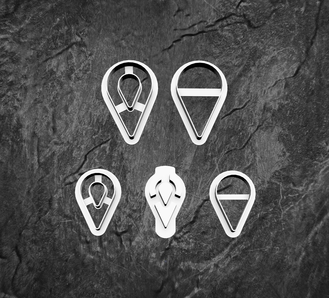 Drop Cookie Cutter NEW With Ejector combinable Set Cookie - Etsy