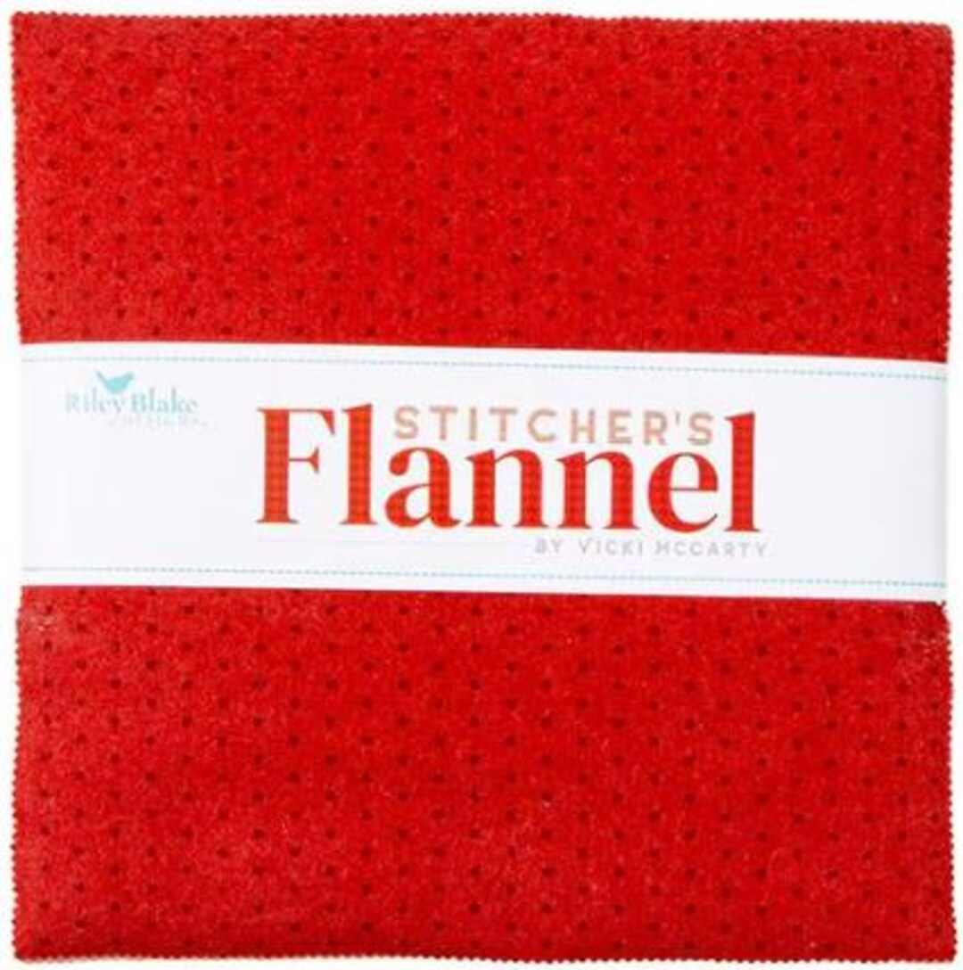 Stitchers Flannel for Riley Blake Designs by Vicki Mccarty 42 10 ...