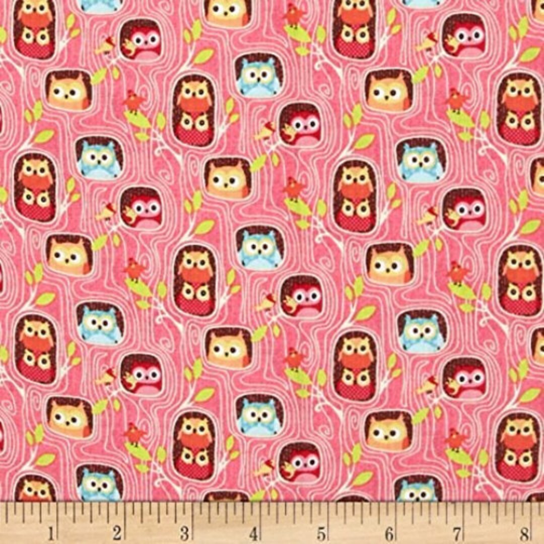 Happy Flappers Hideout Pink by Riley Blake Designs 1/2 Yard 100% ...