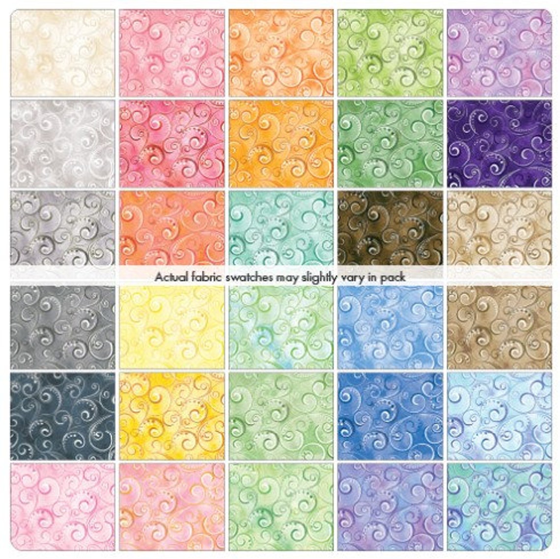 Pearl Splendor by Benartex 42 5 Squares Charm Pack 100% Designer Cotton ...