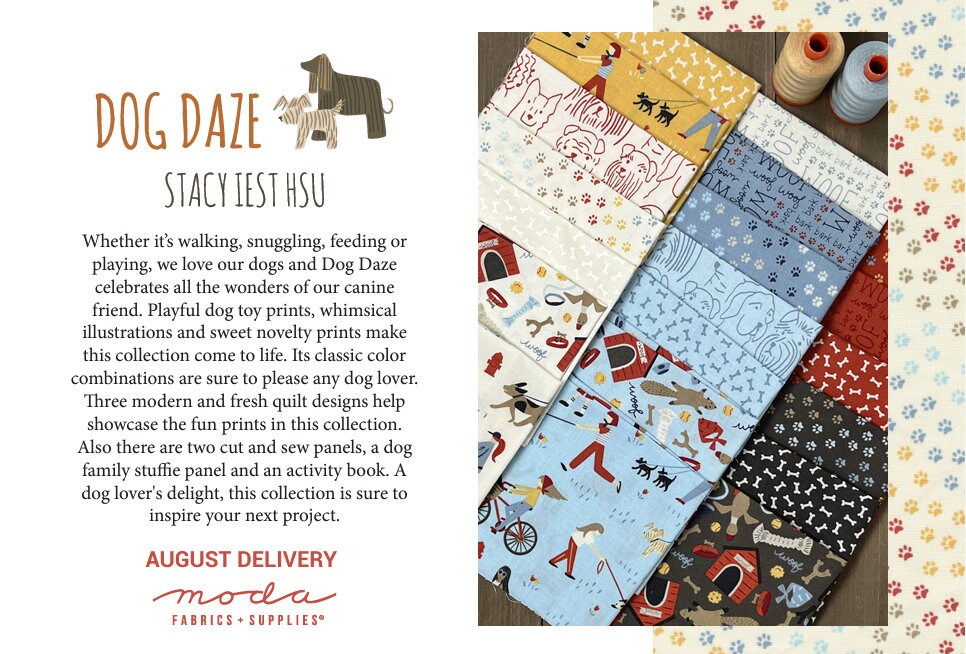 Dog Daze by Moda Cat & Dog Activity Book 100% Designer Cotton - Etsy