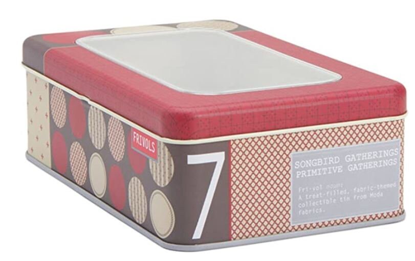 Moda Frivols 7 Collectors Tin With Songbird Gatherings Quilt - Etsy