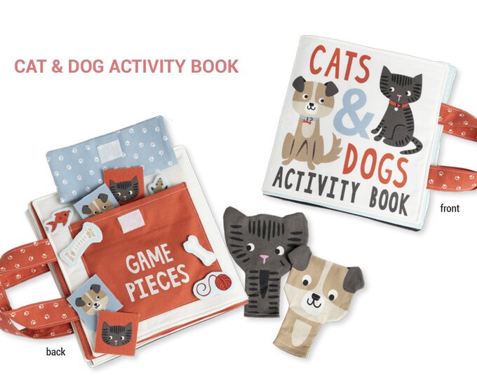 Dog Daze by Moda Cat & Dog Activity Book 100% Designer Cotton by Stacy ...