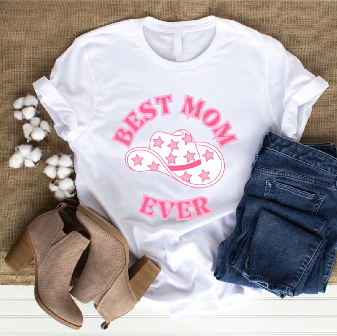 Best Mom Ever Svg Png - Cowboy Mom - Western Mom - Wranglin' Mama Svg ...