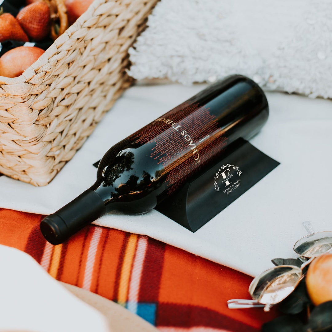 Personalized Wedding Gift Custom Wine Rack Gift for Bridal Shower ...