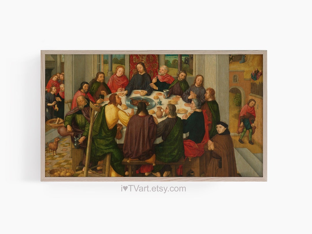 Frame TV Art Christian Catholic Last Supper Screensaver TV Art Holy ...