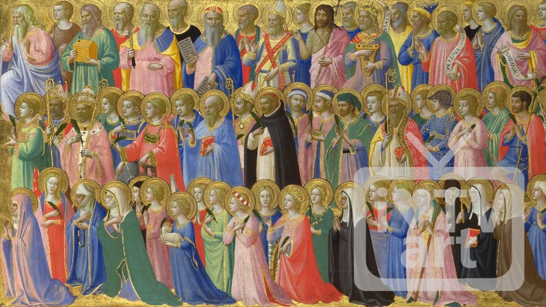 Frame TV Catholic Art All Saints Day Screensaver November 1 All Souls ...