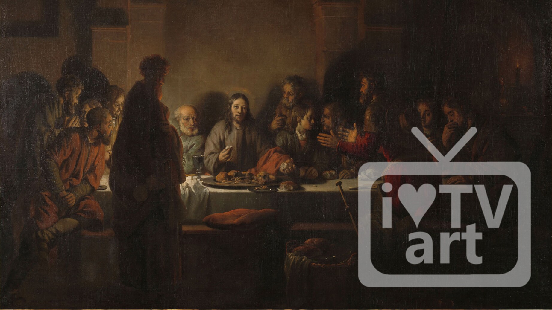 Samsung Frame TV Art the Last Supper TV Screensaver Holy Thursday ...