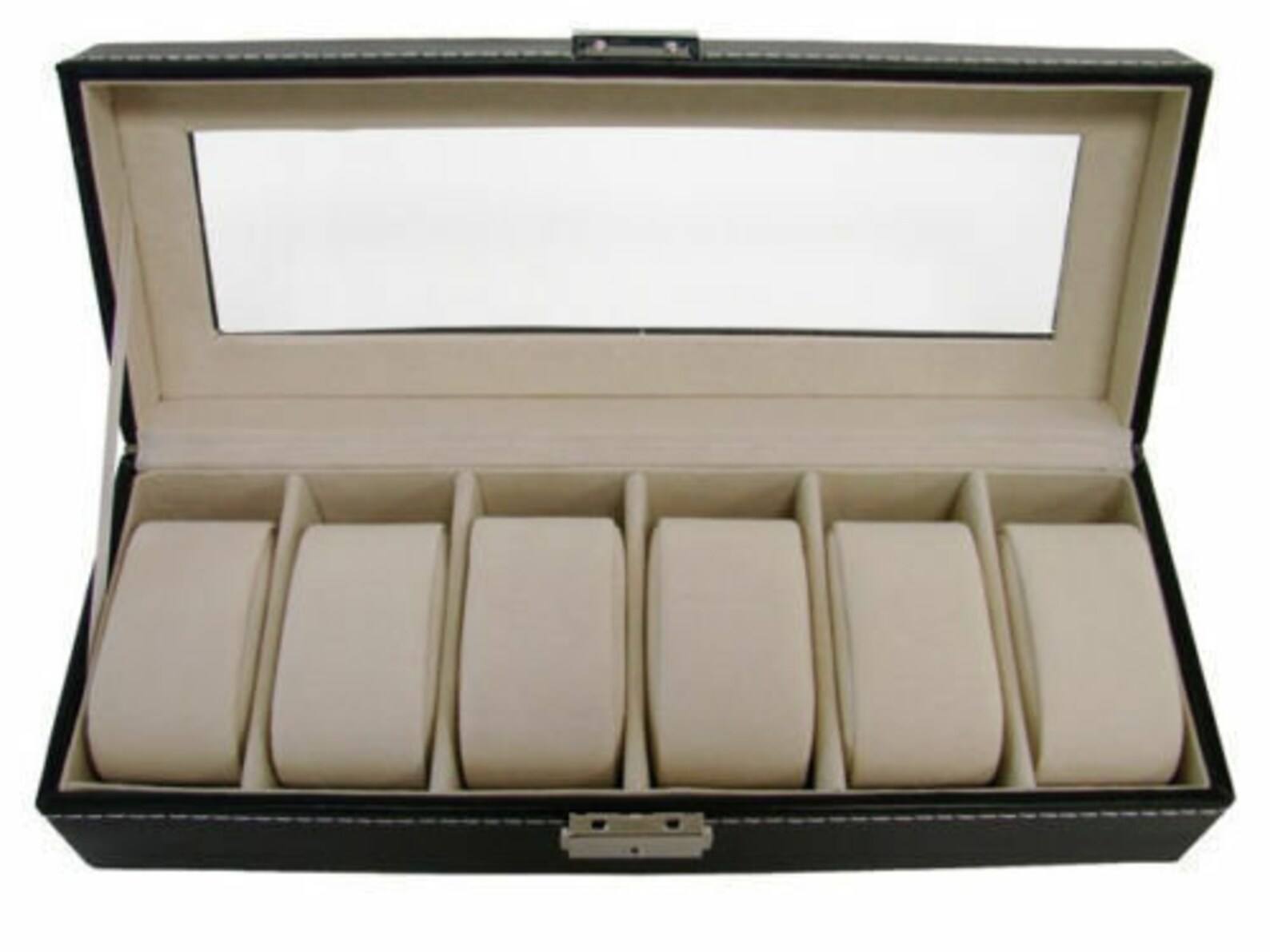 6 Grid Leather Watch Display Case Watch Organizer Gift for Him Watch ...