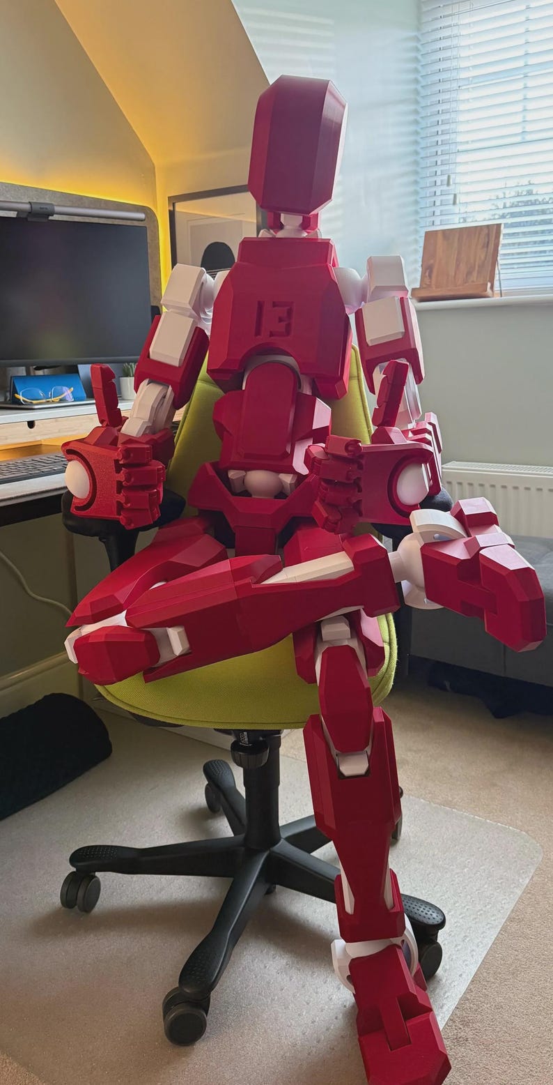 Life Size Dummy 13 Action Figure DIY Kit: Poseable Robot-like Display ...