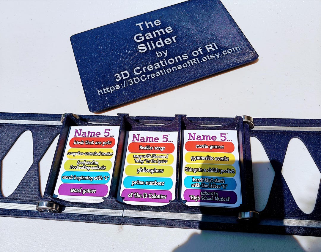 The Game Slider • an Improved Game Night Accessory • Better Than a ...