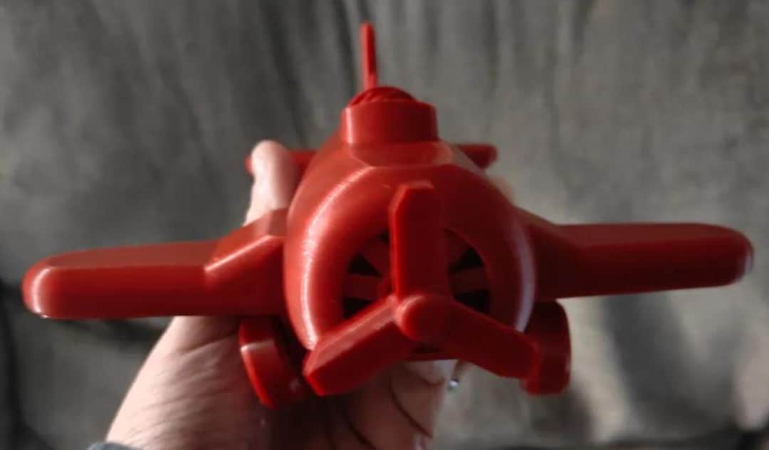 3D Printed Toy Airplane: Retractable Gear, Spin Propeller, Custom ...