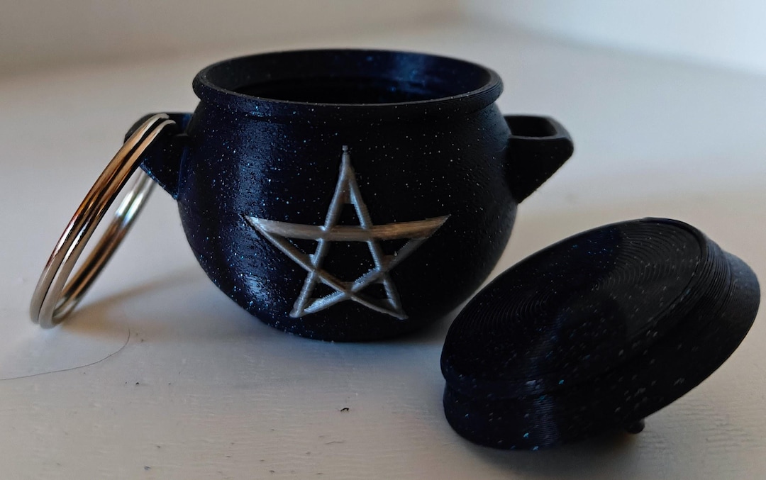 Magic Cauldron Stash Keychain W/ Screw on Lid - Etsy