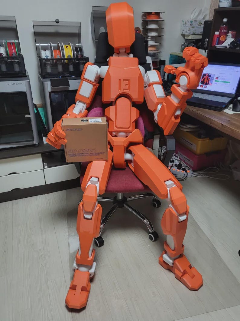 Life Size Dummy 13 Action Figure DIY Kit: Poseable Robot-like Display ...