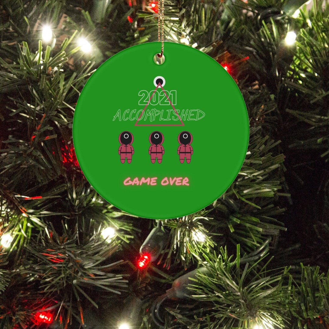 Christmas 2021 Squid Game Christmas Ornaments Funny Christmas ...
